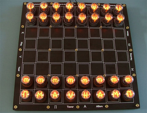 How about a Nixie chess set? | ChessBase