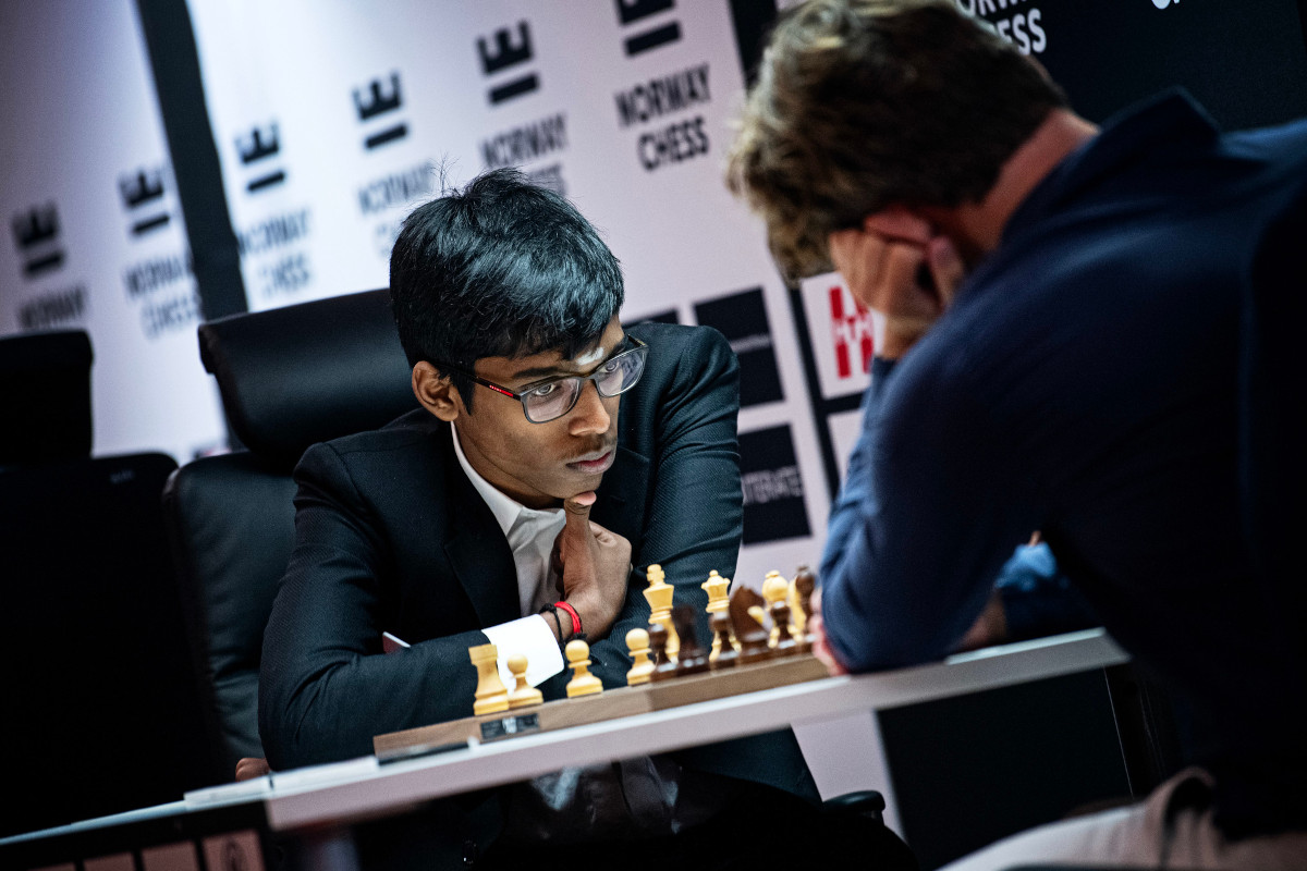 Norway Chess: Pragg obtains first-ever classical win over Carlsen ...