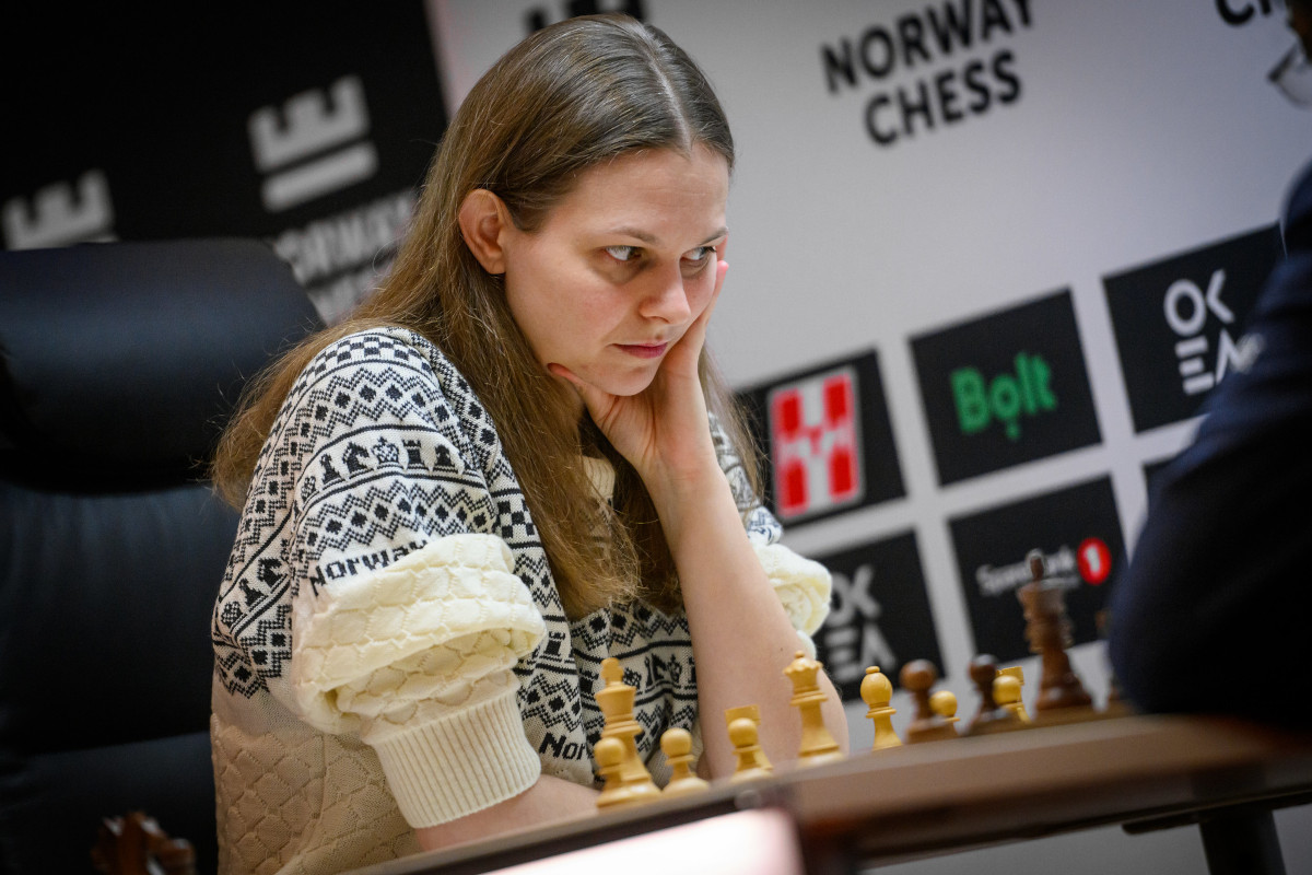 Anna Muzychuk finishes undefeated in classical chess, wins Norway Chess ...