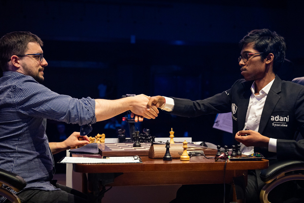 GCT Finals: Pragg and MVL miss chances in topsy-turvy game | ChessBase