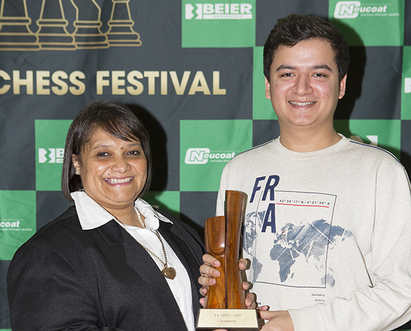 Sahaj Grover dominates South African Championships | ChessBase