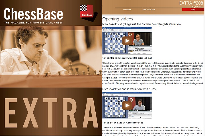 New: CBM Extra #208 | ChessBase