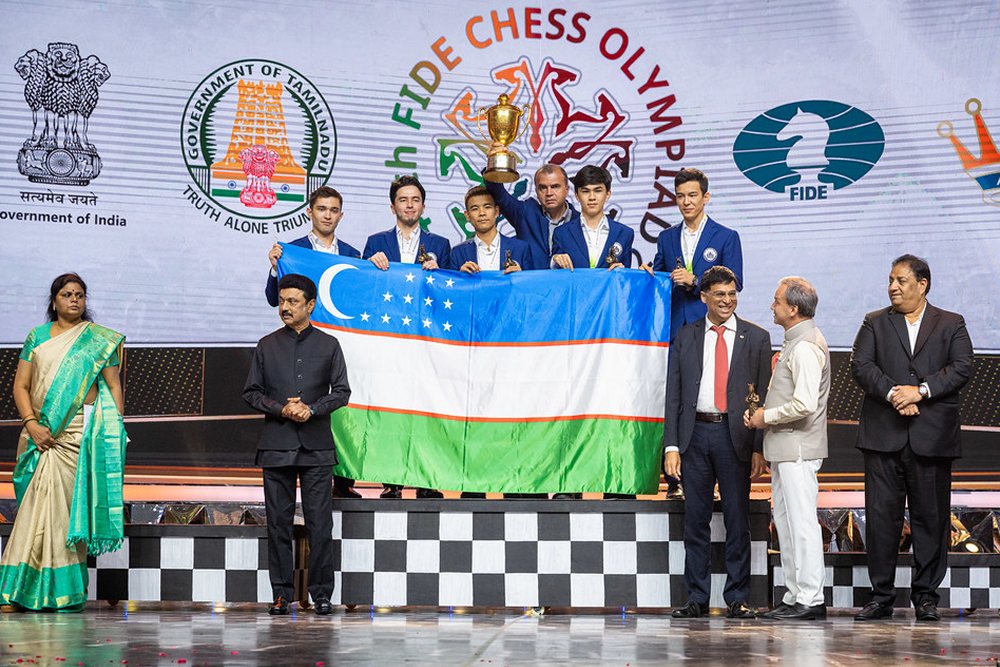 The winners of the 44th Chess Olympiad (Open) | ChessBase