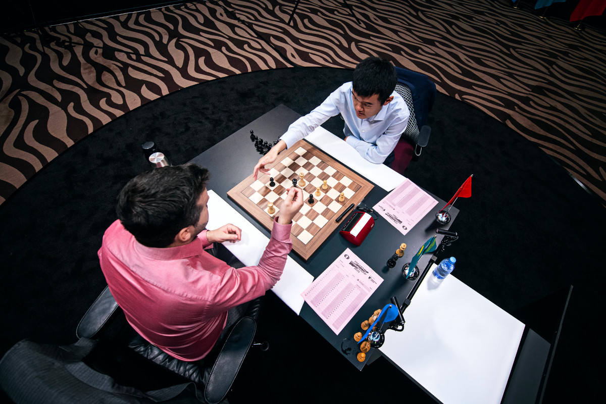 World Championship Game 8: More drama, Ding misses big chance | ChessBase
