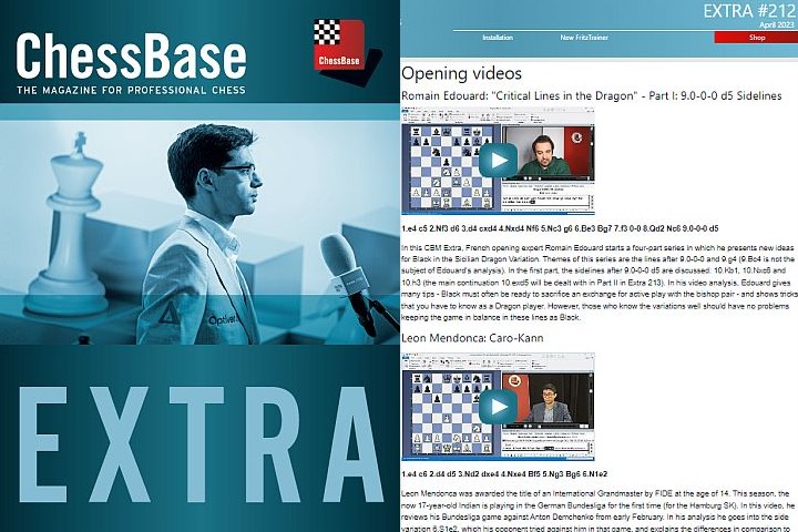 New: CBM Extra #212 | ChessBase