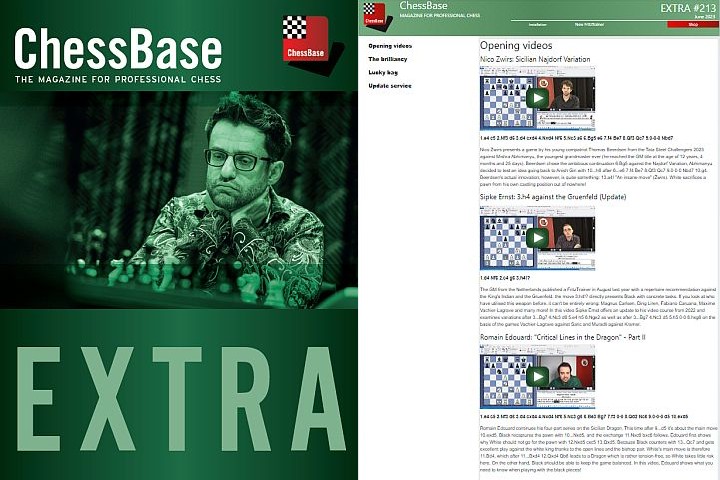 New: CBM Extra 213 | ChessBase