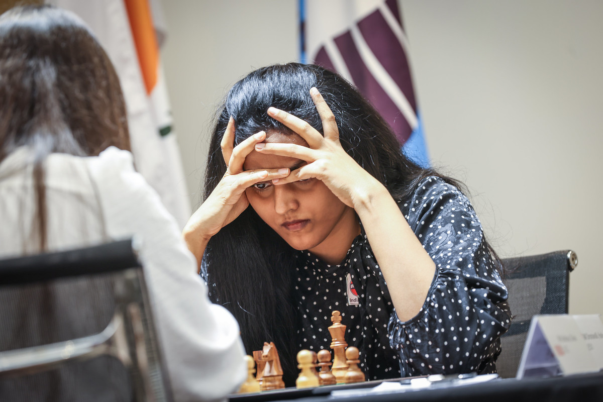 Nicosia GP: Harika beats Kiolbasa to join the lead | ChessBase