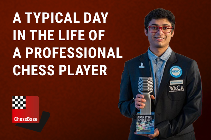Leon Mendonca - A typical day in the life of a professional chess player | ChessBase