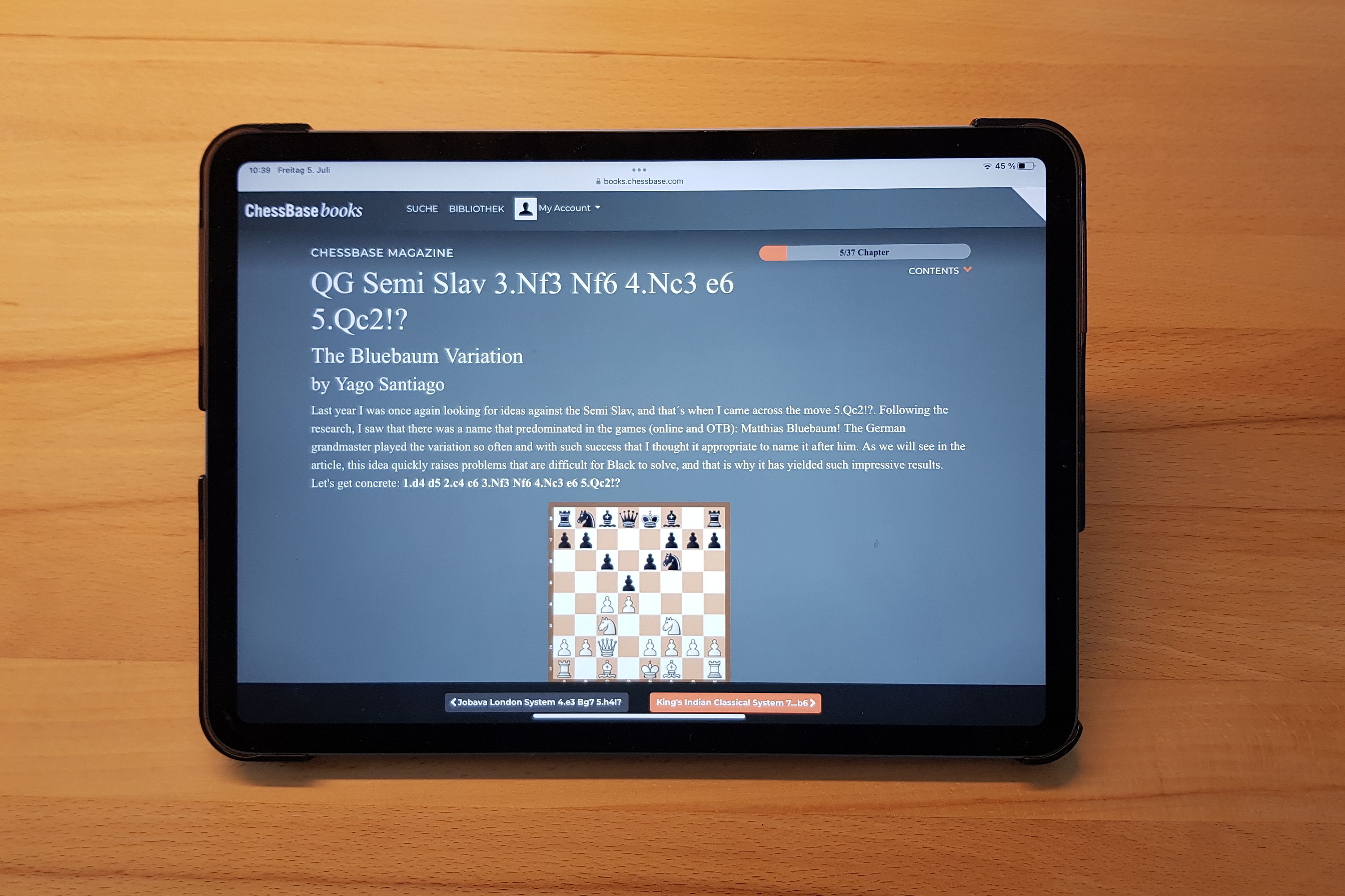 The Bluebaum Variation | ChessBase