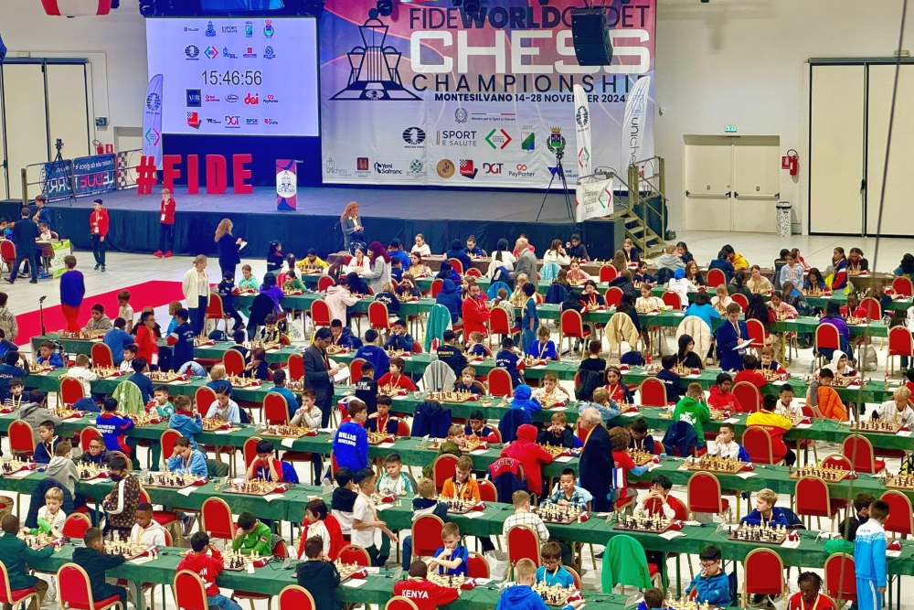 World Cadet Championship 2024 begins in Montesilvano, Italy | ChessBase