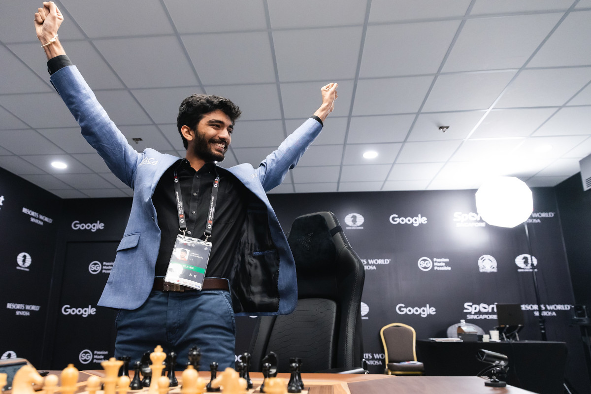 Gukesh becomes 18th undisputed world chess champion at 18! | ChessBase
