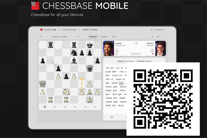 ChessBase anytime, anywhere – the free app offers great features | ChessBase