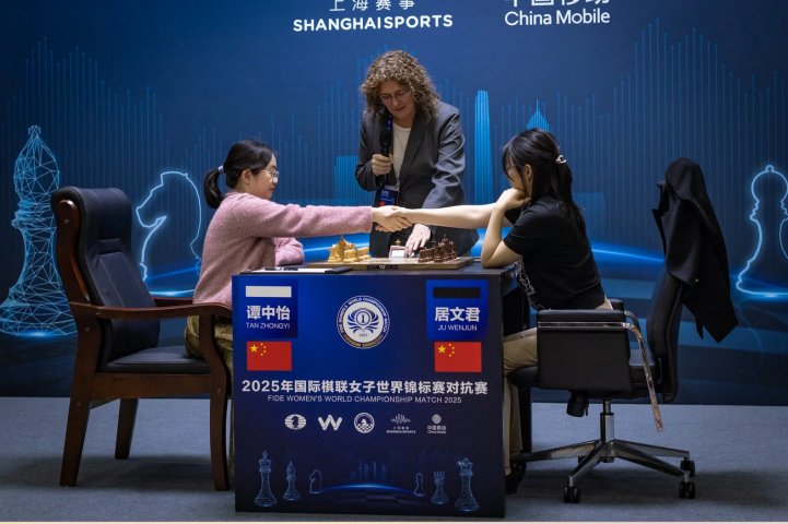 Ju Wenjun vs Tan Zhongyi, Game 4: Another endgame, another draw | ChessBase