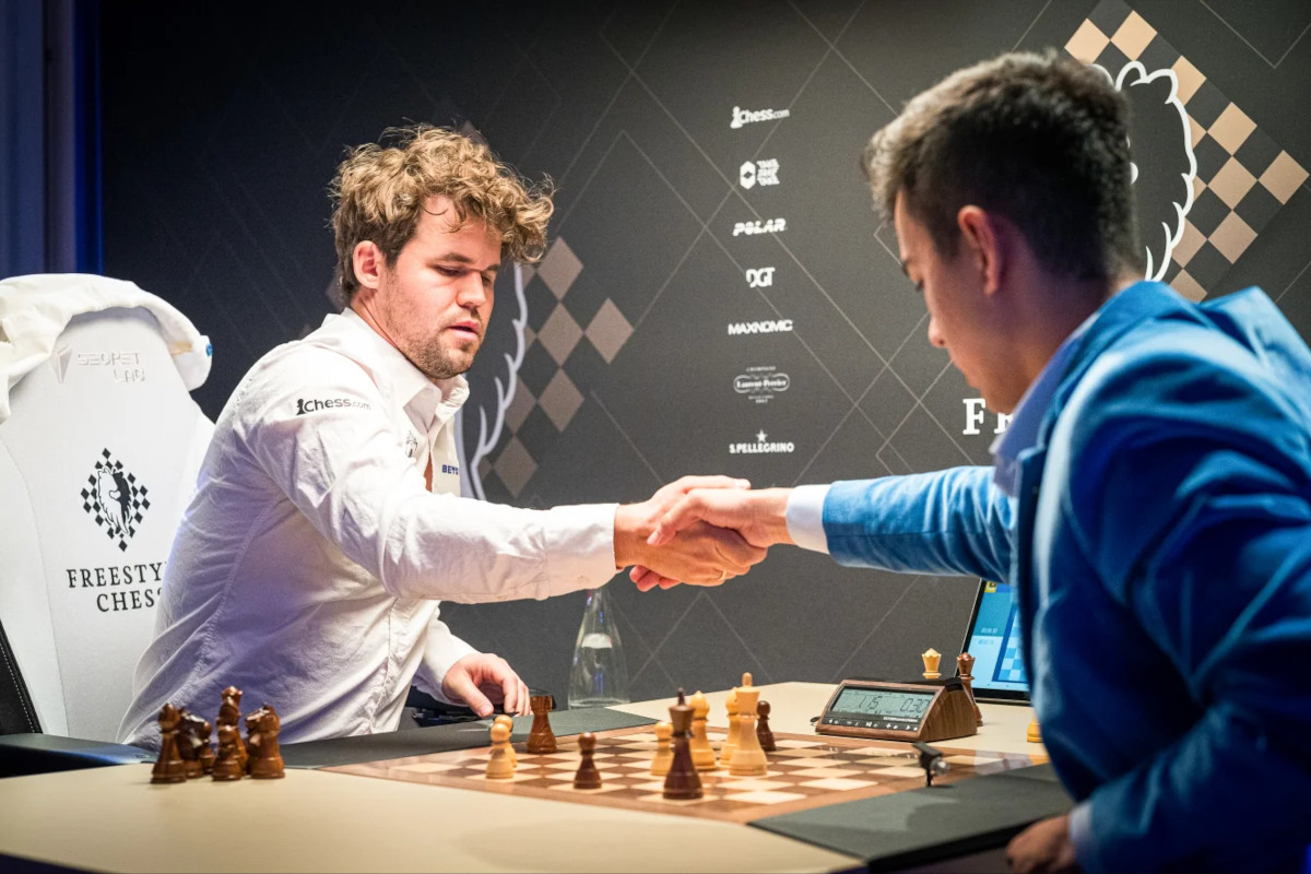 Freestyle Chess Paris: Carlsen beats Abdusattorov | ChessBase