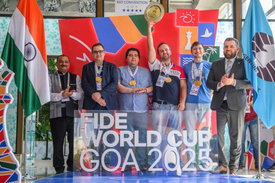Greco crowned World Corporate Chess Champions in Goa | ChessBase