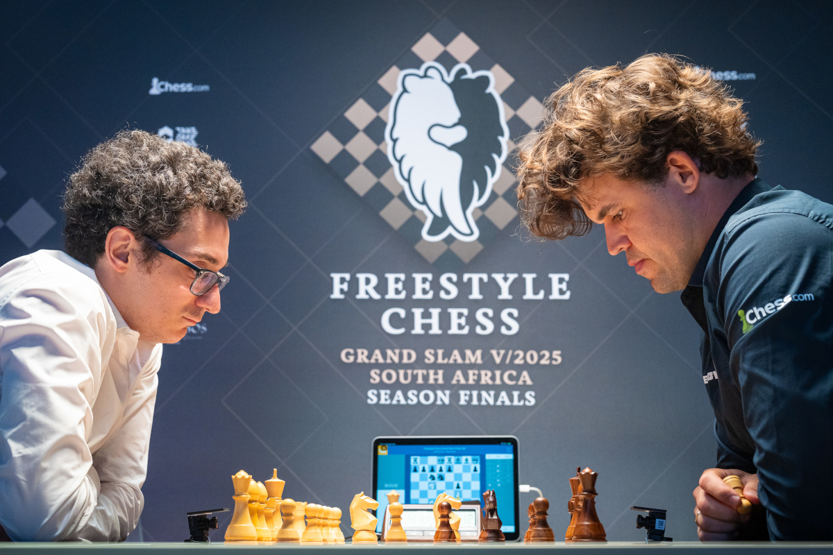 Freestyle Chess South Africa: Carlsen comes from behind to beat Caruana ...