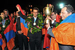 2012 Chess Olympiad: a hero's welcome for the Armenian team | ChessBase