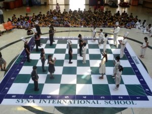 "Human Chess" - an event to teach children chess | ChessBase