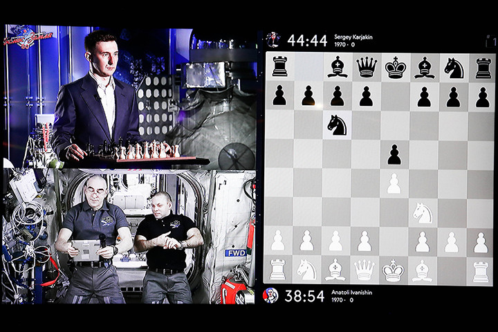 Anniversary Chess Match Space to Earth ends with a draw | ChessBase