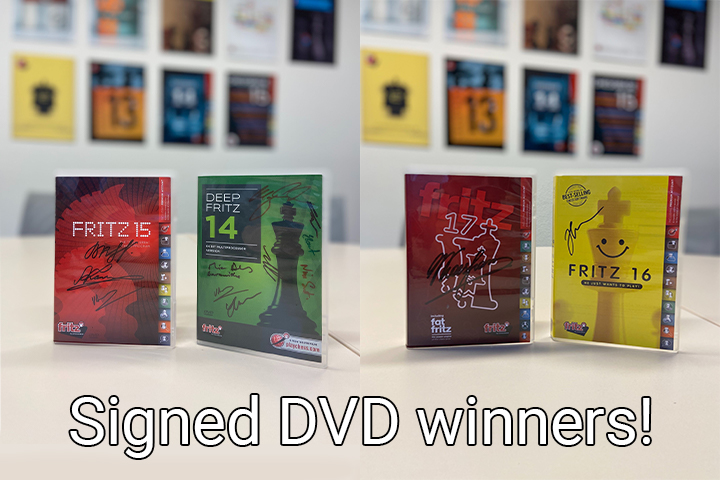 Winners of the signed DVDs | ChessBase
