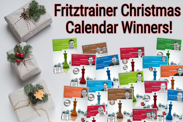 The winners of our Fritztrainer calendar! | ChessBase