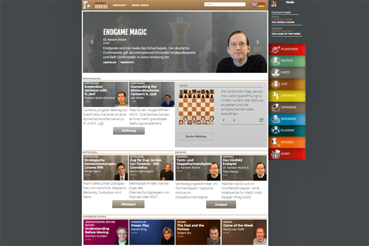 The new ChessBase video portal: 5,000 videos online! | ChessBase